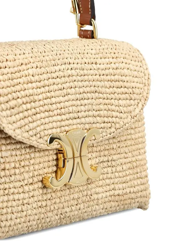 Celine Nino Teen Raffia Handbag