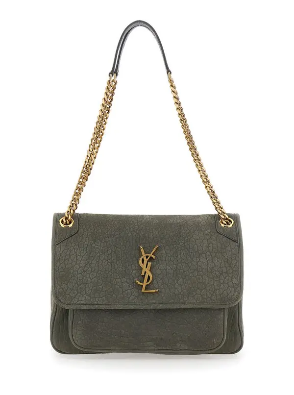 Saint Laurent Niki Shoulder Bag With Cassandre Plaque - Multicolor