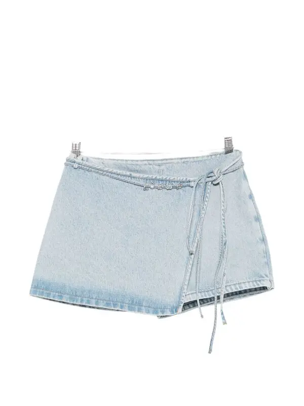 Loewe Wrap Denim Shorts - Multicolor