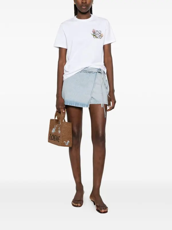 Loewe Wrap Denim Shorts - Multicolor