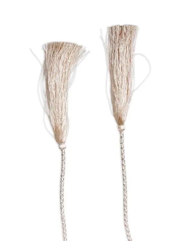 FORTE_FORTE Crystal And Tassel Belt