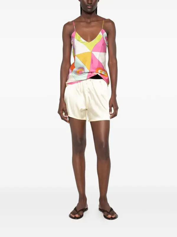 Emilio Pucci Printed Silk Top