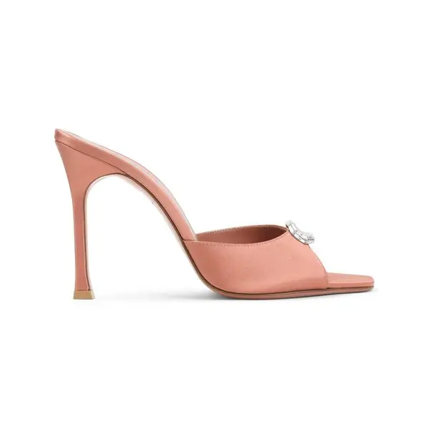 Amina Muaddi Mini Camelia Slipper - Multicolor