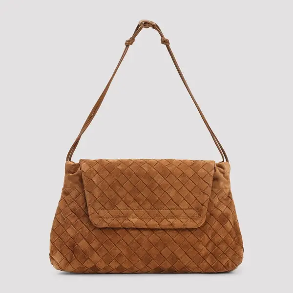 Bottega Veneta Suede Leather Pouch With Drawstring Strap - Multicolor