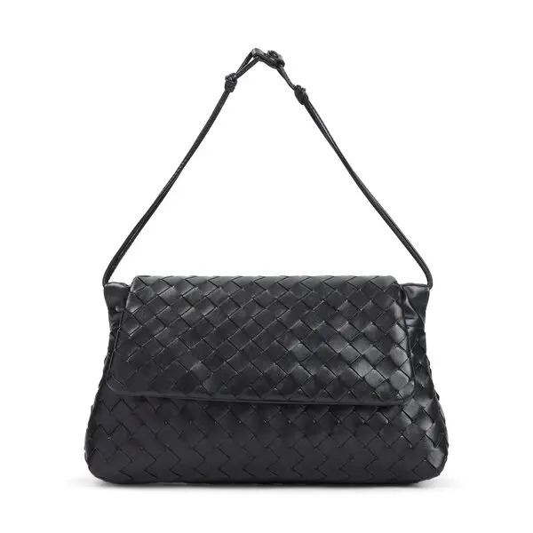 Bottega Veneta Mini Giorno Clutch - Black