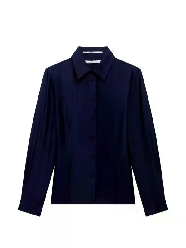 Another Tomorrow Darted Fitted Shirt