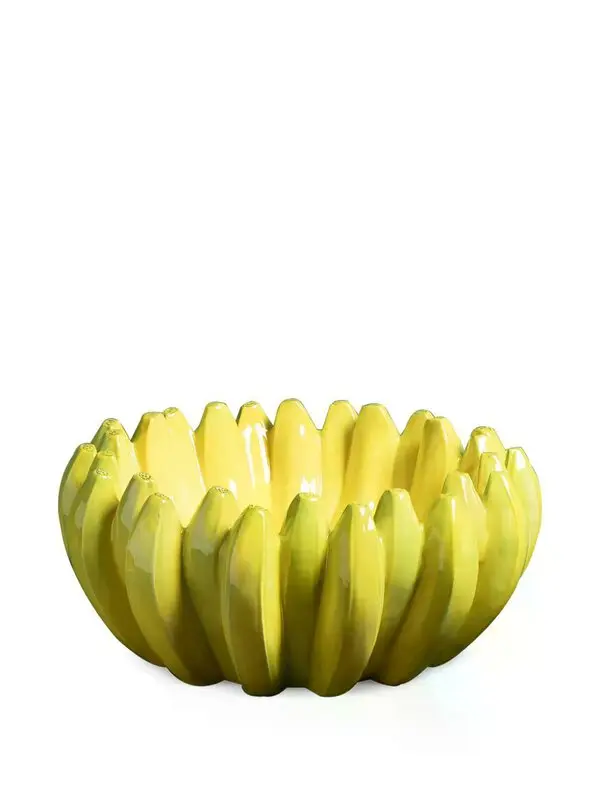 CU I SEEYOU Banana-motif Ceramic Bowl - Yellow
