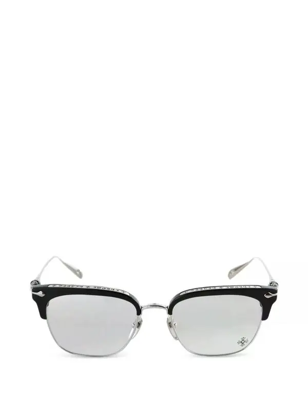 Chrome Hearts Engraved Browline Eyeglasses