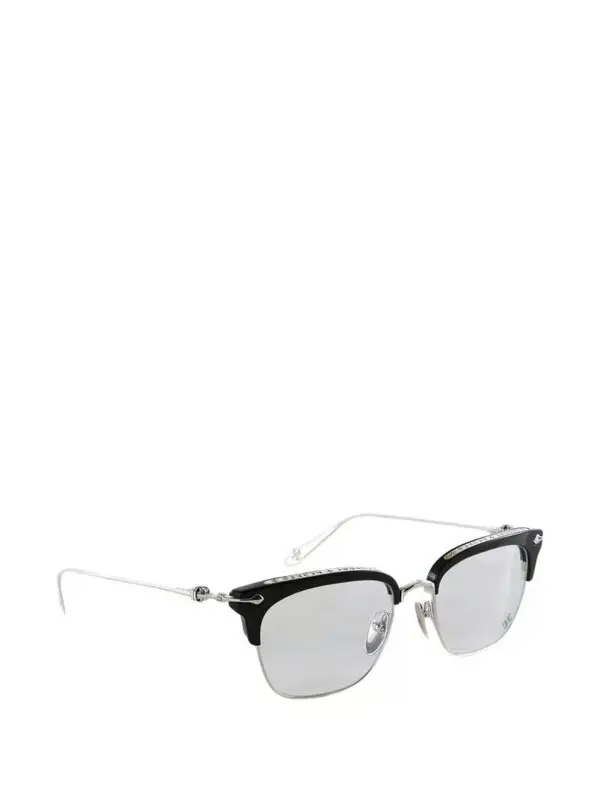 Chrome Hearts Engraved Browline Eyeglasses