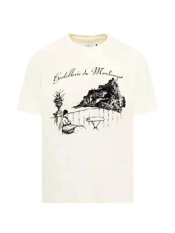 Rhude Montenegro Morada Graphic-print T-shirt - Neutrals