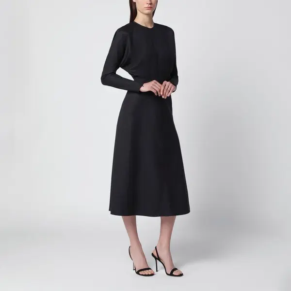 Victoria Beckham Virgin Wool Dress - Grey