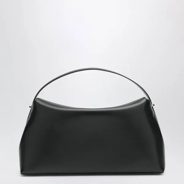 TOTEME T-lock Leather Bag - Black