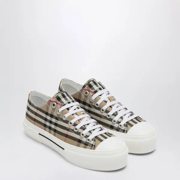 Burberry Vintage Check Low-top Sneakers - Beige