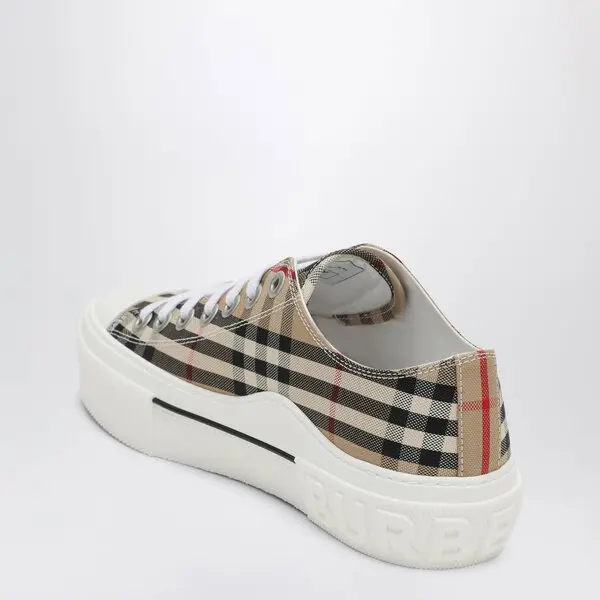 Burberry Vintage Check Low-top Sneakers - Beige