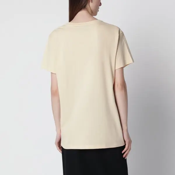 Valentino Garavani Panther Lady Cotton Jersey T-shirt - Beige