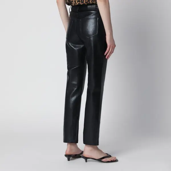 ANINE BING Regenerated Leather Bruno Trousers