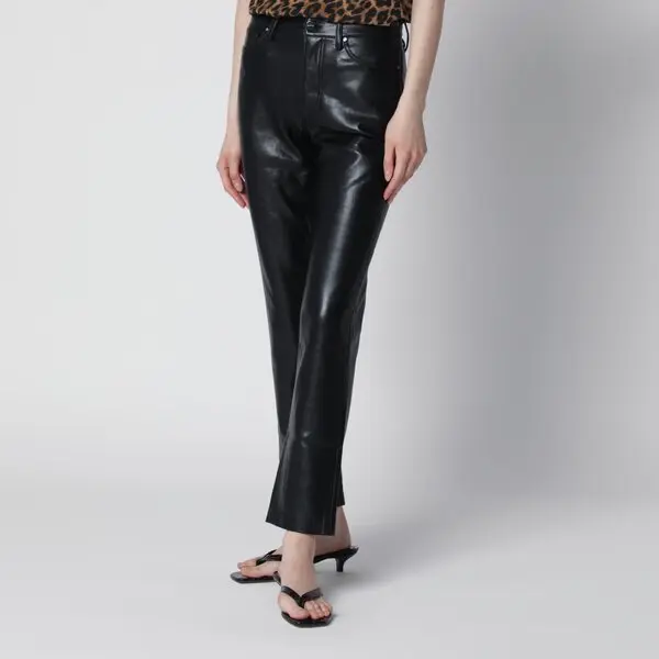 ANINE BING Regenerated Leather Bruno Trousers