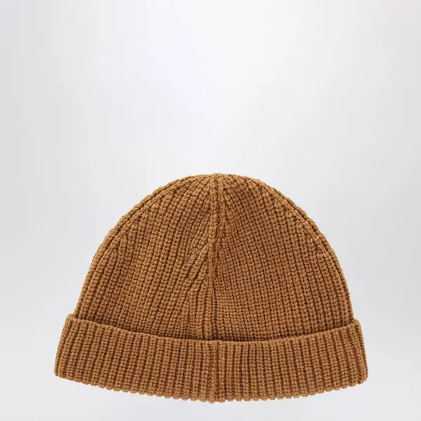 Valentino Garavani Cashmere Beanie With Vlogo Signature - Beige