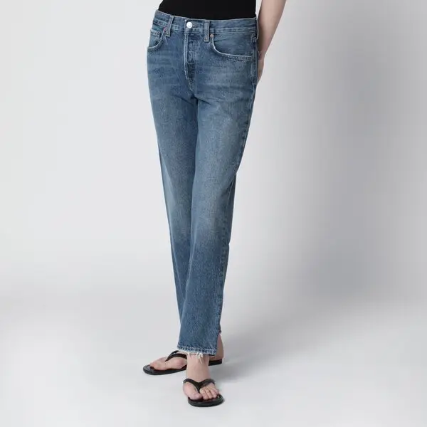 AGOLDE Romney Jeans In Medium Indigo Denim