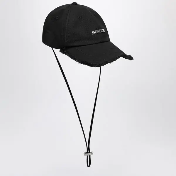 Jacquemus Cotton Baseball Cap With Frayed Visor