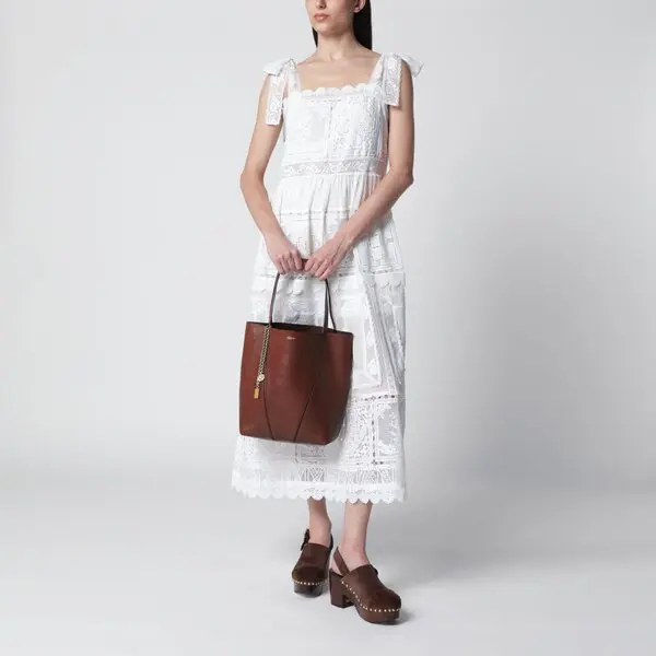 Chloé Medium Spin Tote Bag - Brown