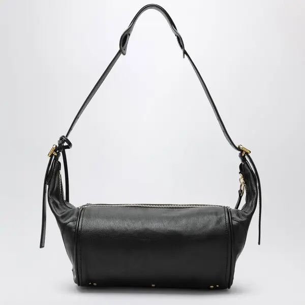 Chloé Paddington Grained Leather Crossbody Bag With Studs And Padlock Detail