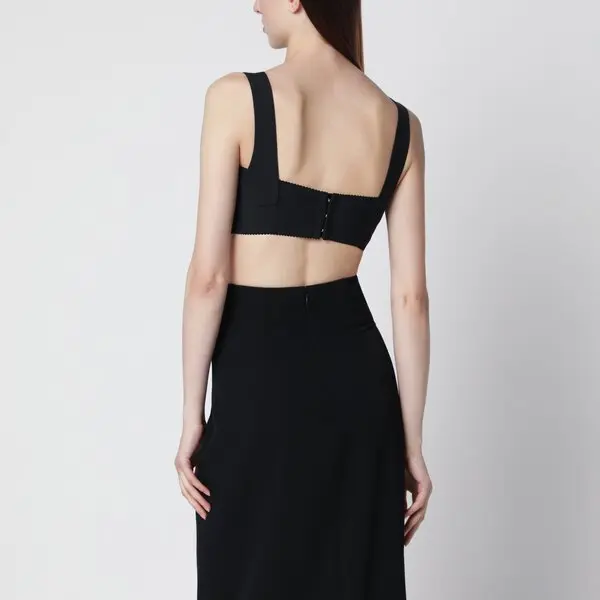 Dolce & Gabbana Satin Corset Crop Bustier