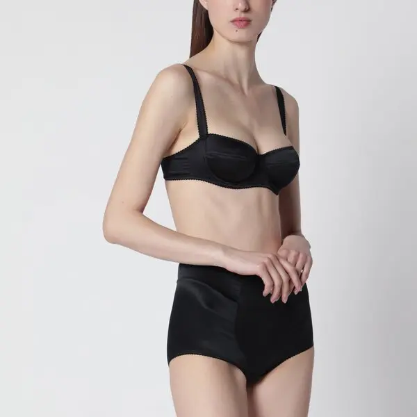 Dolce & Gabbana Balconette Bra In Stretch Silk Satin