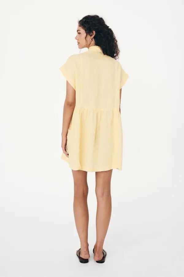 ROWIE Gina Linen Mini Dress