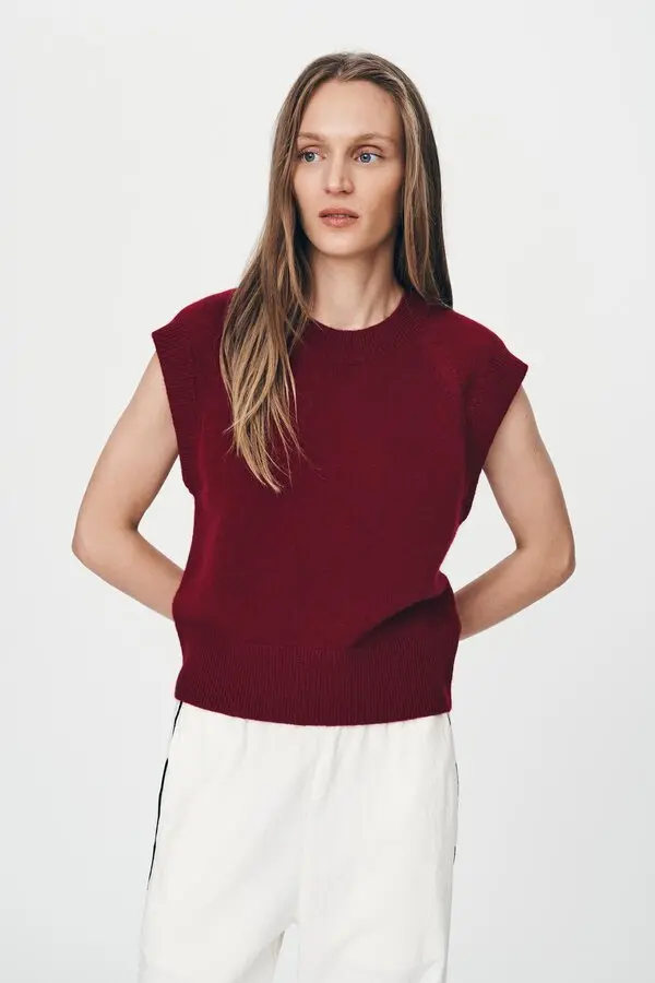 ROWIE Quinn Merino Knit Vest