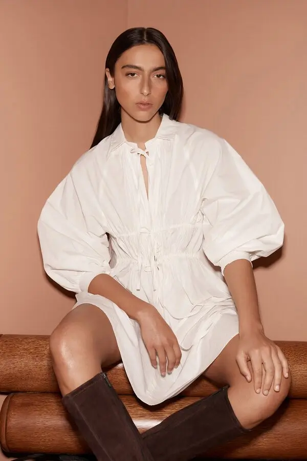 ROWIE Eden Organic Cotton Poplin Dress