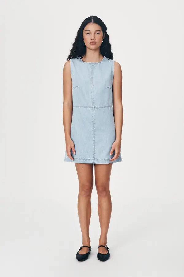 ROWIE Jean Denim Mini Dress