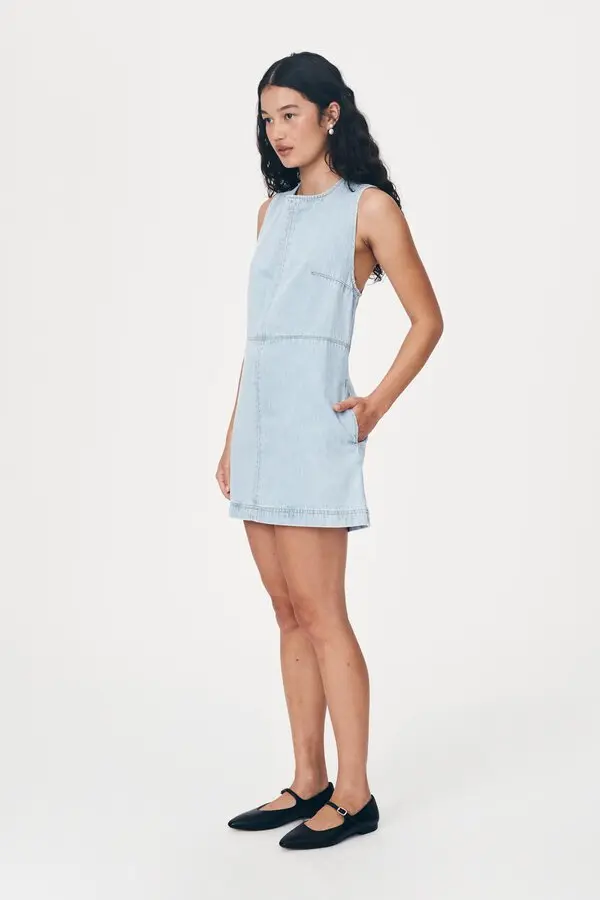 ROWIE Jean Denim Mini Dress