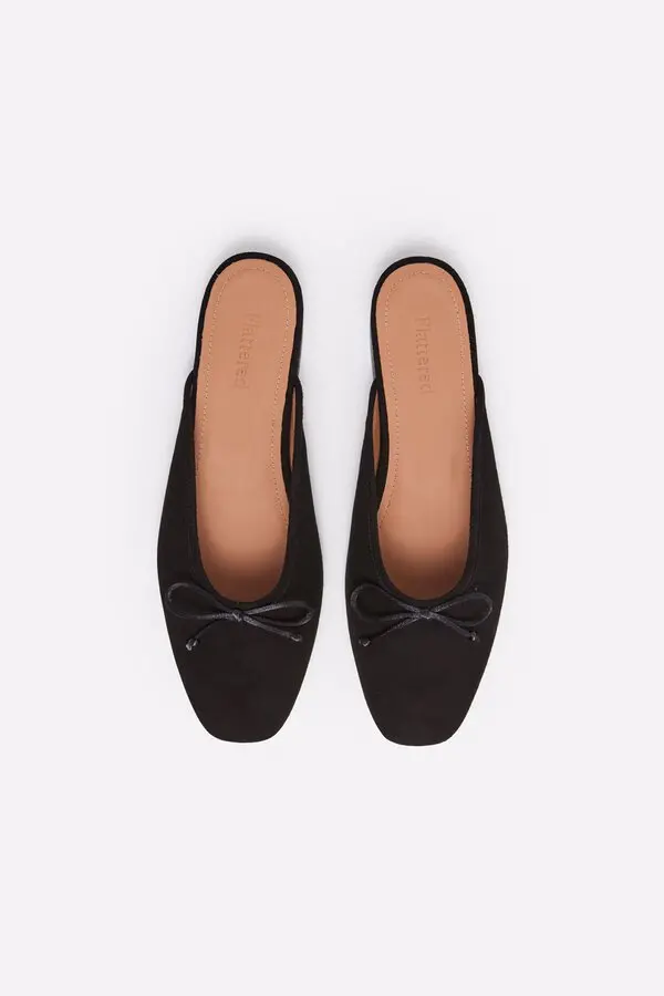 FLATTERED Malva Suede Ballet Mule