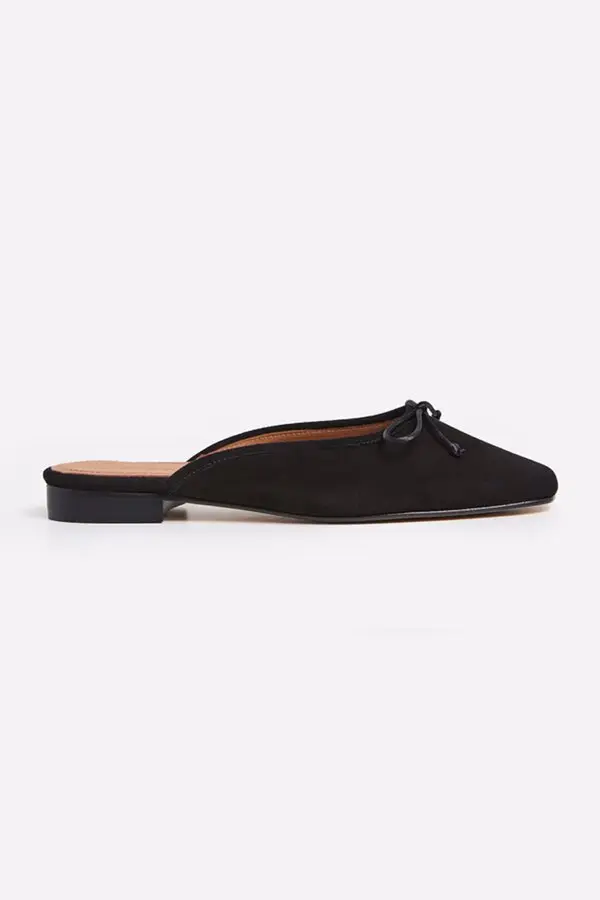 FLATTERED Malva Suede Ballet Mule
