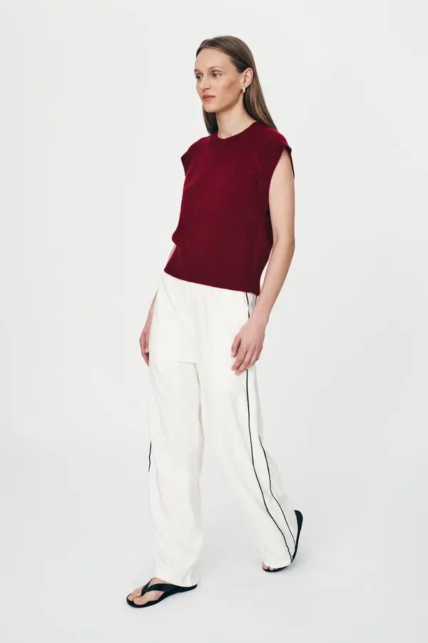 ROWIE Kaia Linen Straight Pants