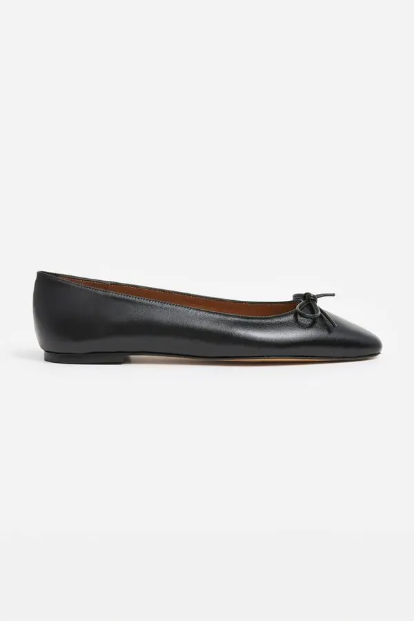 FLATTERED Bodil Leather Ballet Flat