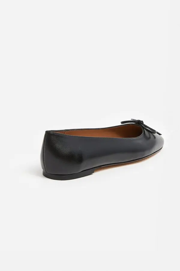 FLATTERED Bodil Leather Ballet Flat