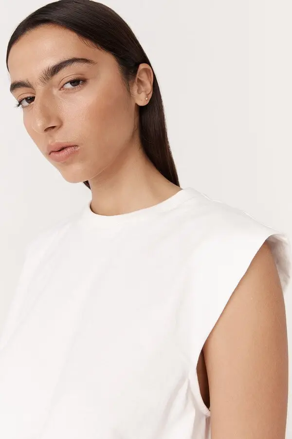 ROWIE Sampson Organic Tee - Bone