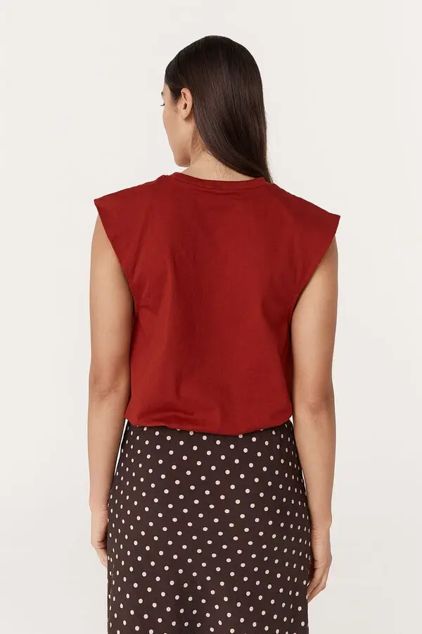 ROWIE Sampson Organic Tee - Burgundy