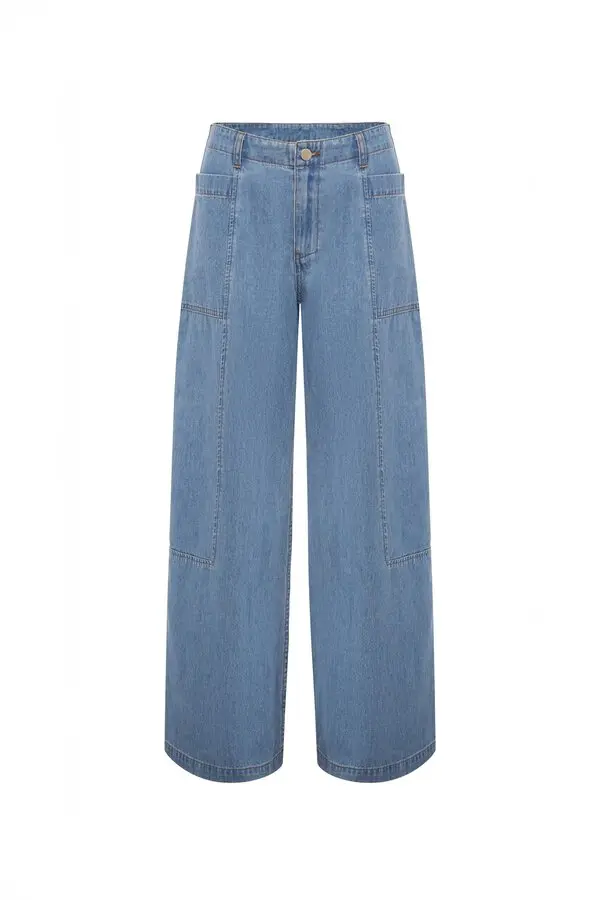 ROWIE Dallas Denim Jeans - Blue Denim