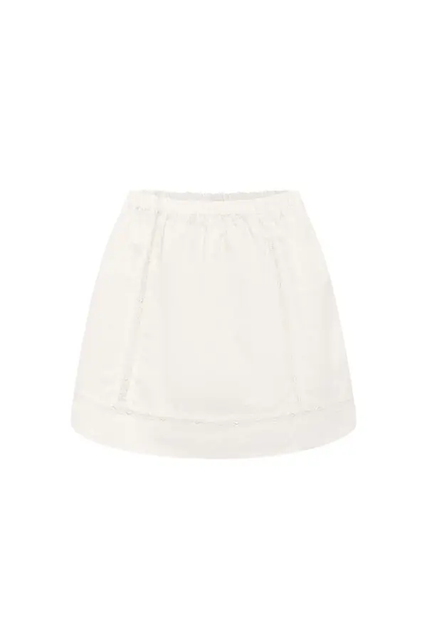 ROWIE Suri Lace Mini Skirt