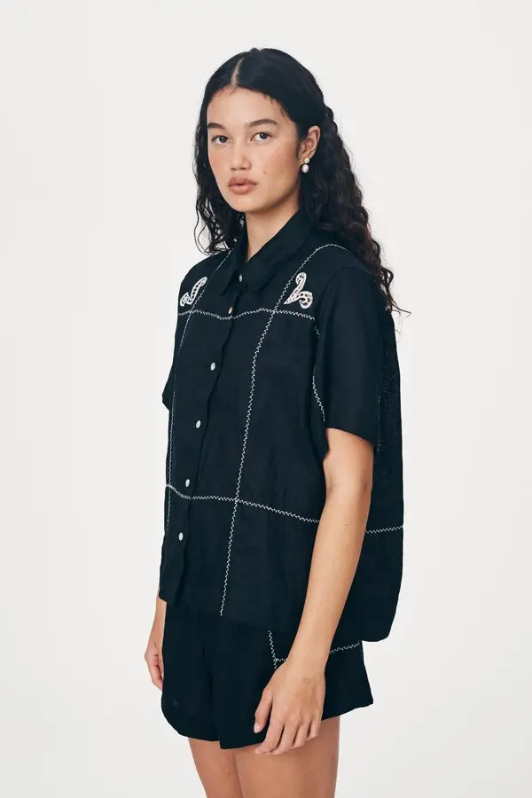 ROWIE Aries Linen Shirt