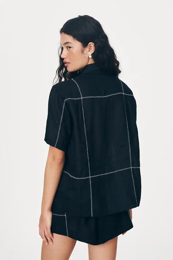ROWIE Aries Linen Shirt