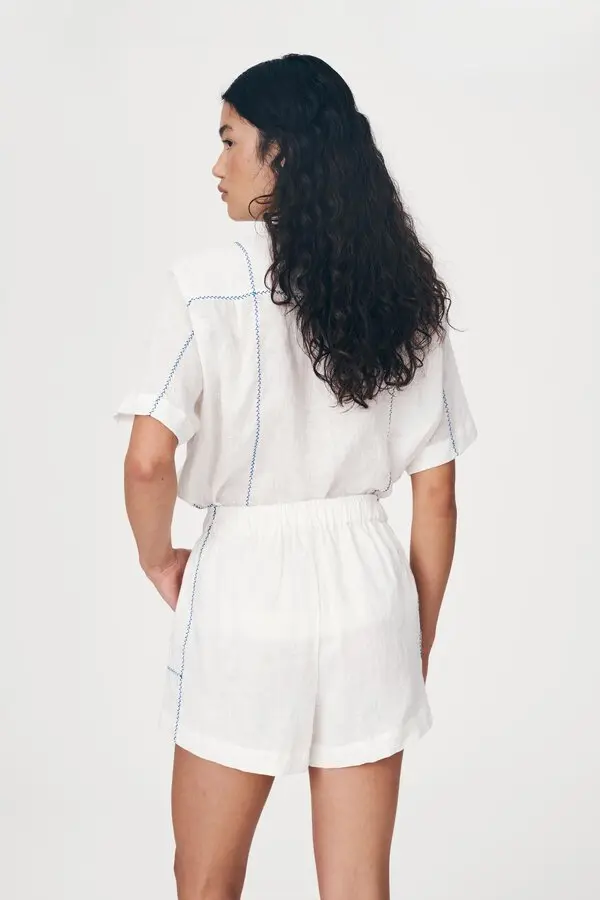 ROWIE Aries Linen Shorts