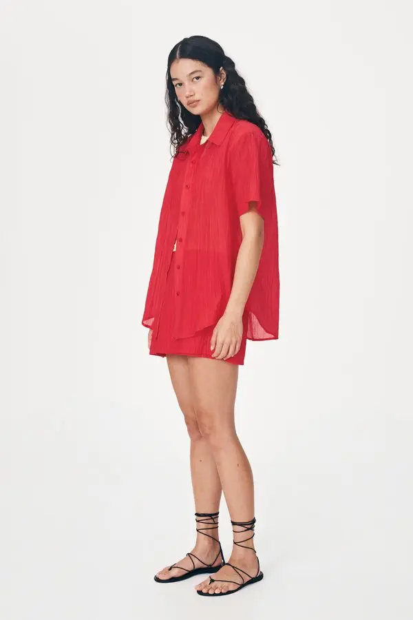 ROWIE Mason Silk Shirt