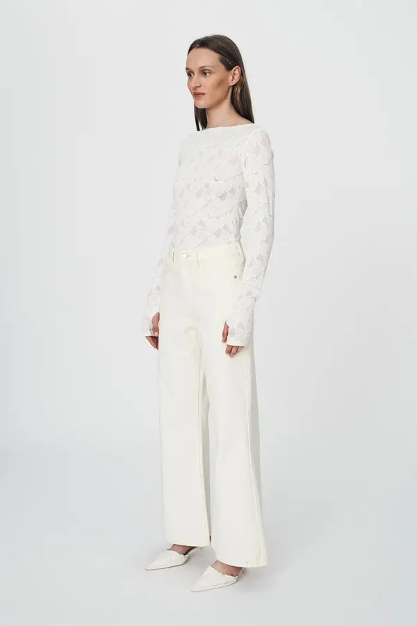 ROWIE Molly Classic Wide Leg Jeans