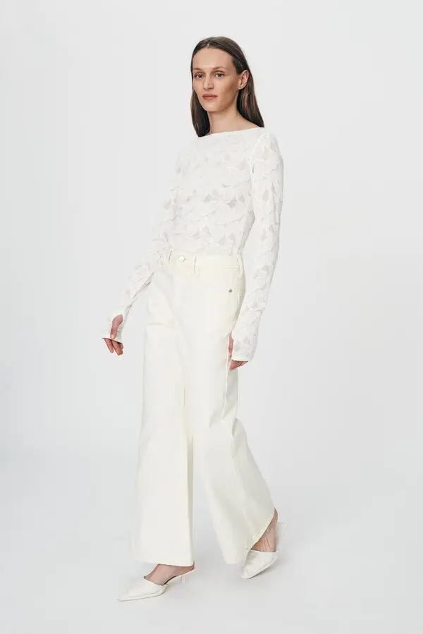 ROWIE Molly Classic Wide Leg Jeans