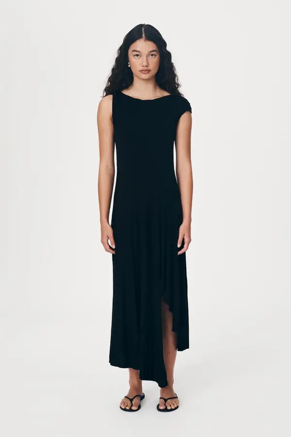 ROWIE Lorna Drape Midi Dress