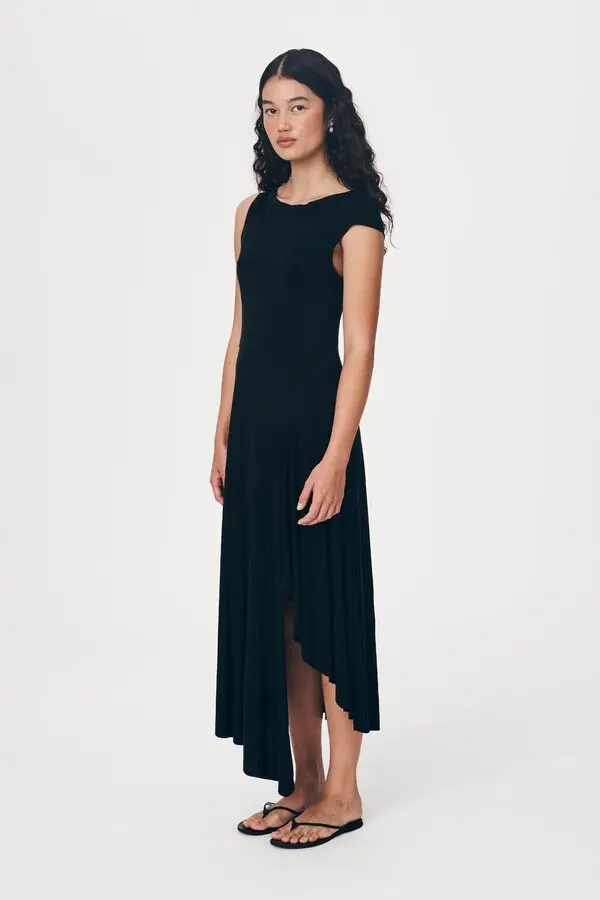 ROWIE Lorna Drape Midi Dress